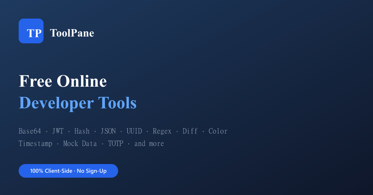 Check JWT Expiration Online (Free) — Is My Token Expired? | ToolPane